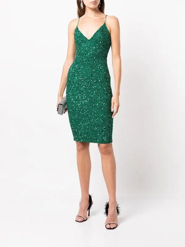 Retrofete Billie Sequin-embellished Midi Dress