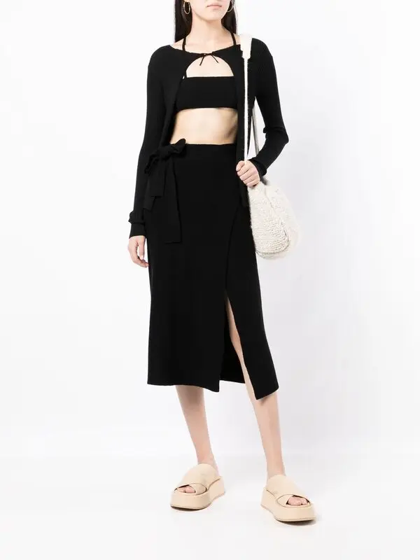 Cashmere In Love Babett Cashmere Bralette - Black
