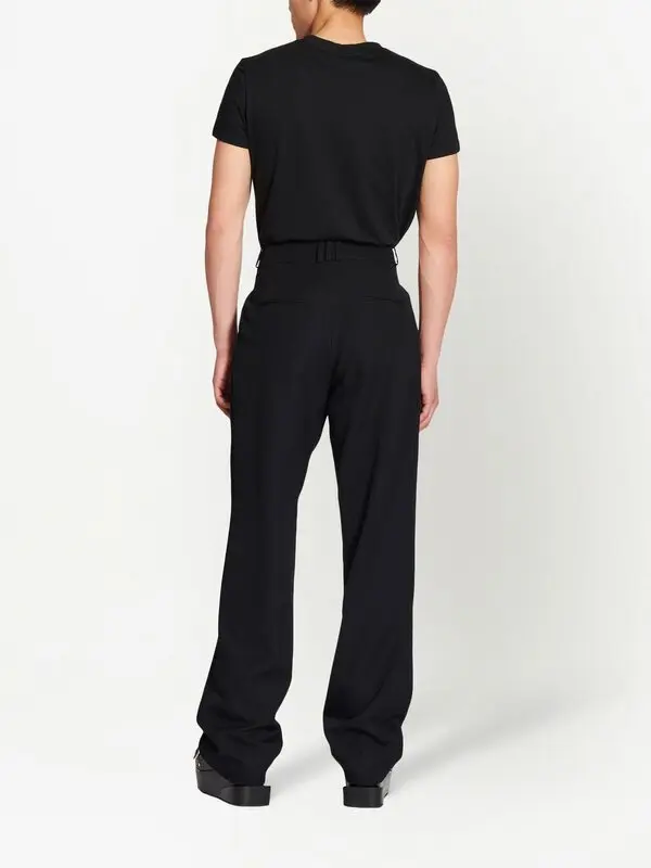 Balmain Tailored Wool Trousers - Black