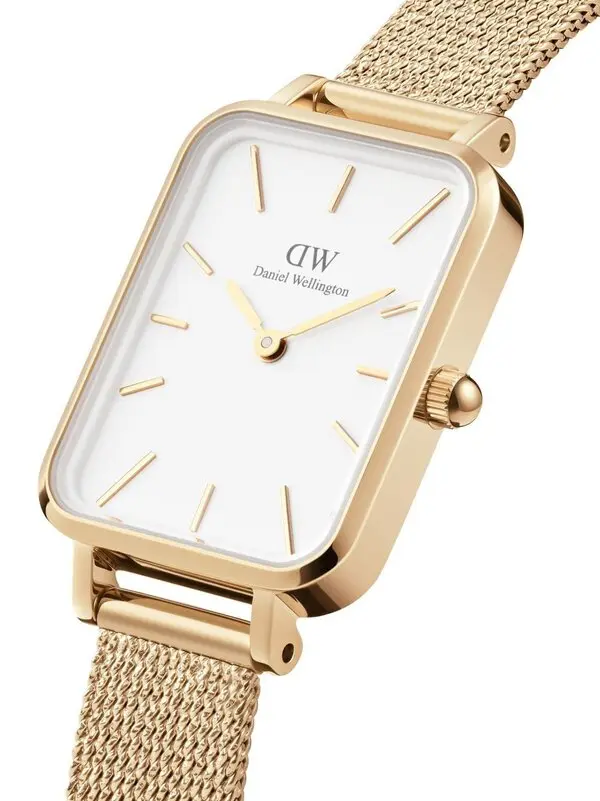 DANIEL WELLINGTON Quadro Pressed Evergold 20x26mm - White