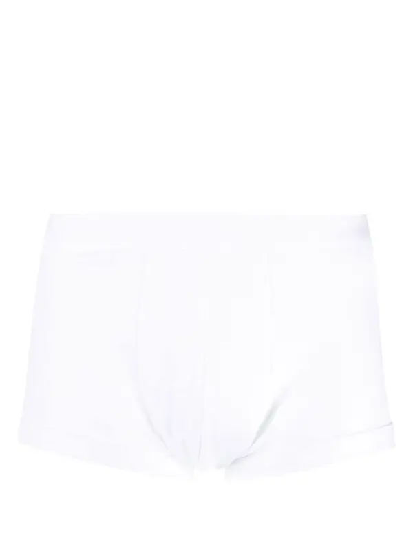 Zimmerli Logo-waistband Boxer Briefs - White