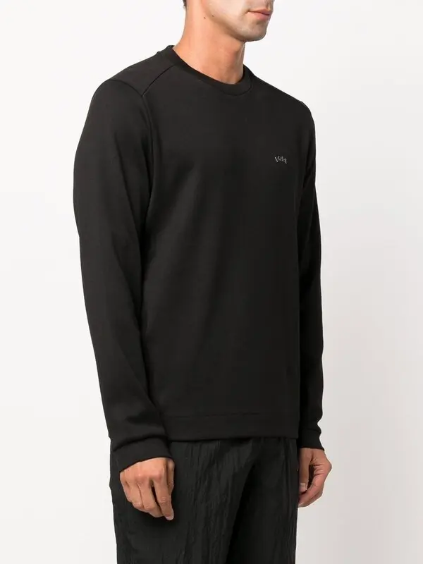 BOSS Salbo" Curved Logo Print Sweatshirt
