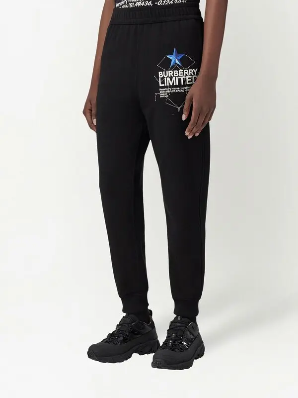 Burberry Logo-print Cotton Track Pants