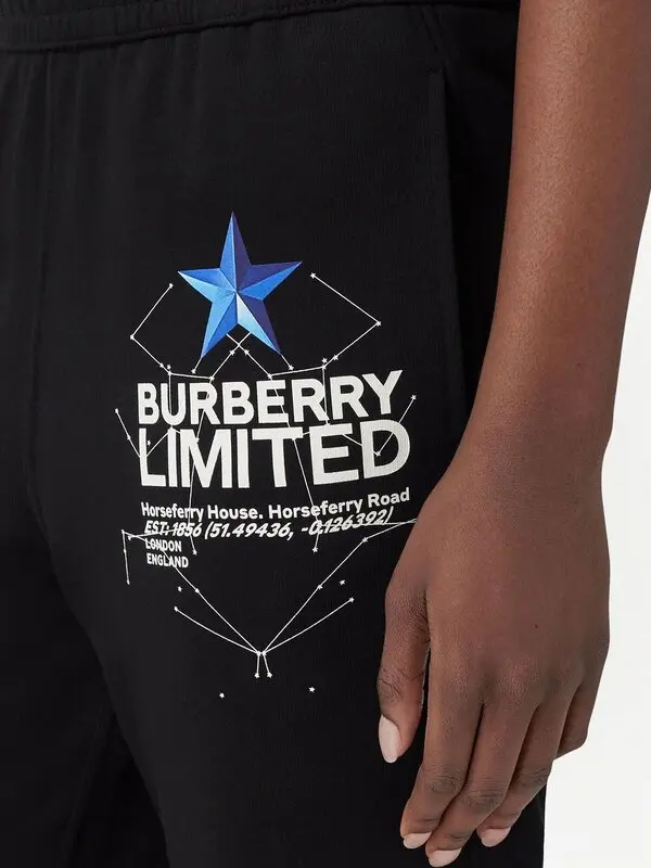 Burberry Logo-print Cotton Track Pants