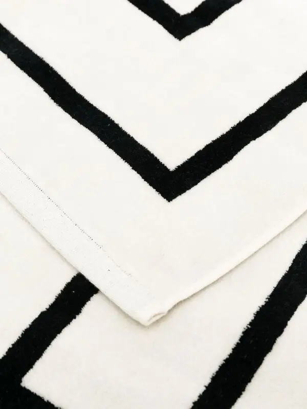 TOTEME Monogram Jacquard Beach Towel
