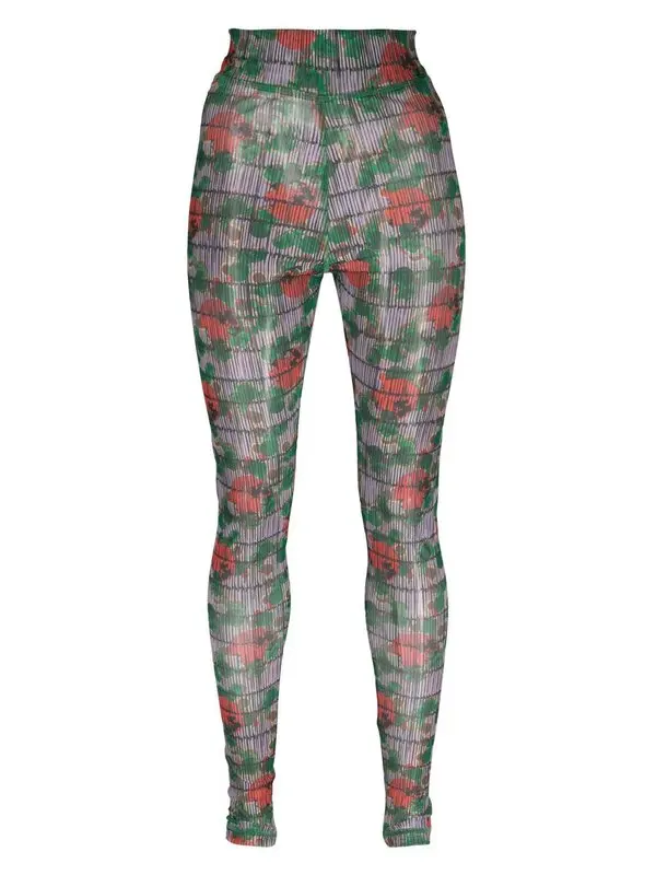 Henrik Vibskov All-over Floral-print Leggings - Purple