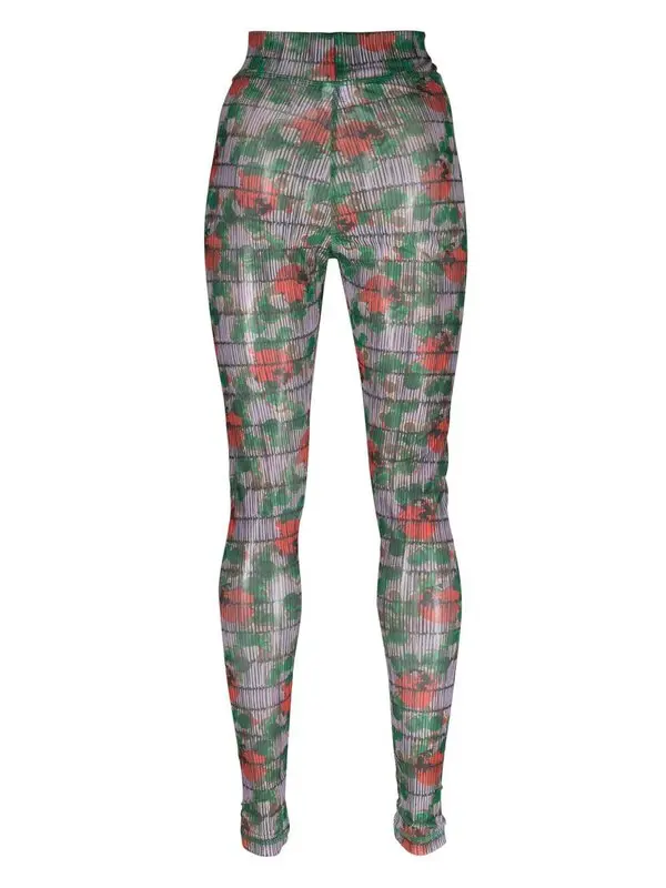 Henrik Vibskov All-over Floral-print Leggings - Purple