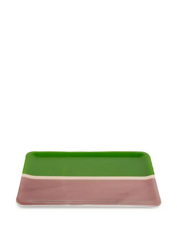 LES-OTTOMANS Murano Colour-block Tray