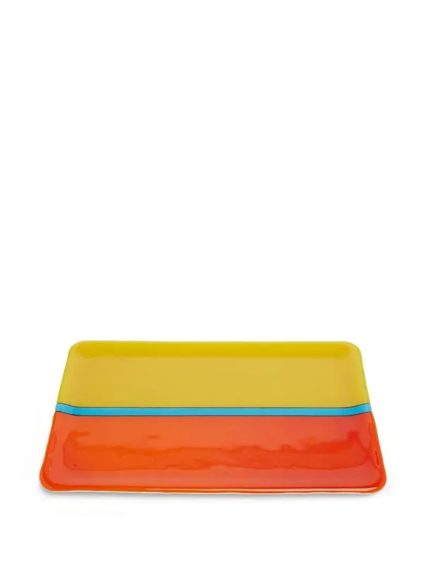 LES-OTTOMANS Murano Colour-block Tray