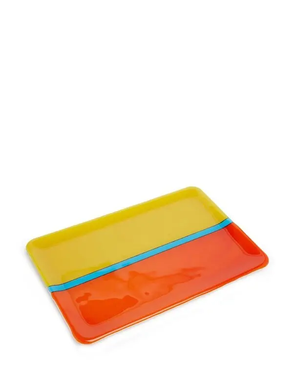 LES-OTTOMANS Murano Colour-block Tray