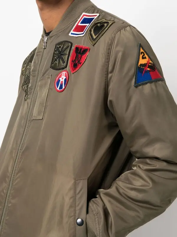 MAHARISHI Patch-detail Reversible Bomber Jacket