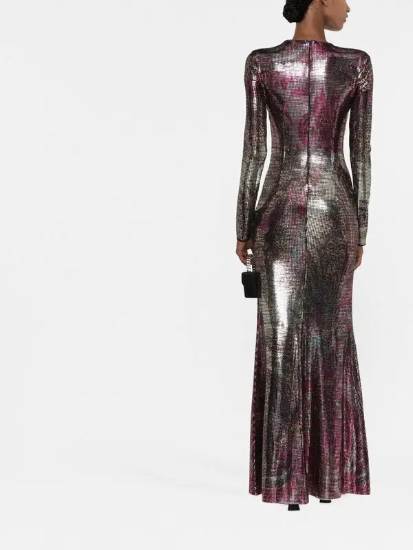 Etro Metallic Floor-length Dress