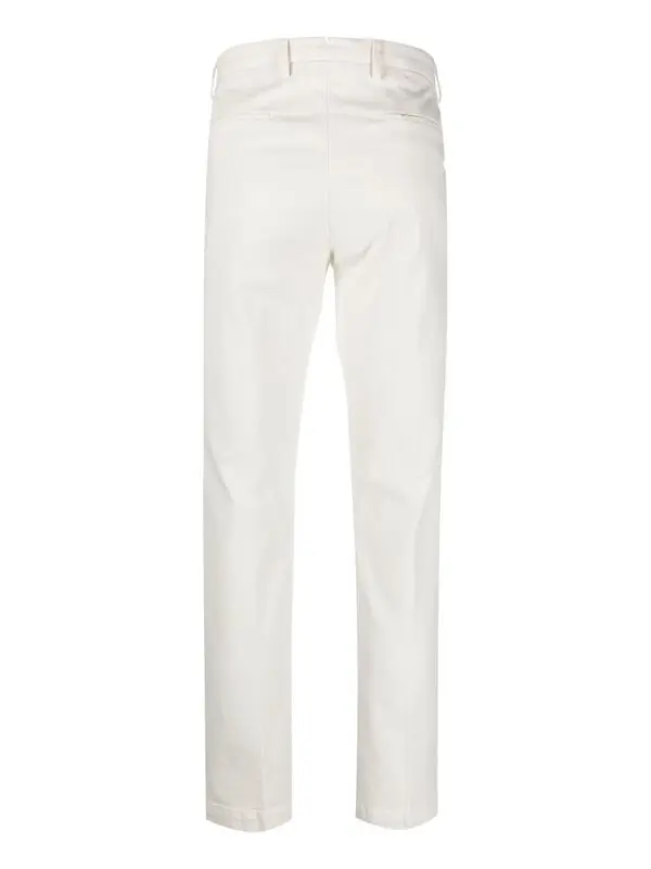 BRIGLIA 1949 Slim-cut Chino Trousers - White