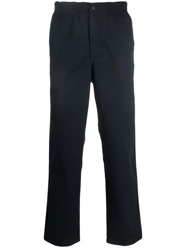 Norse Projects Mid-rise Straight-leg Trousers - Blue