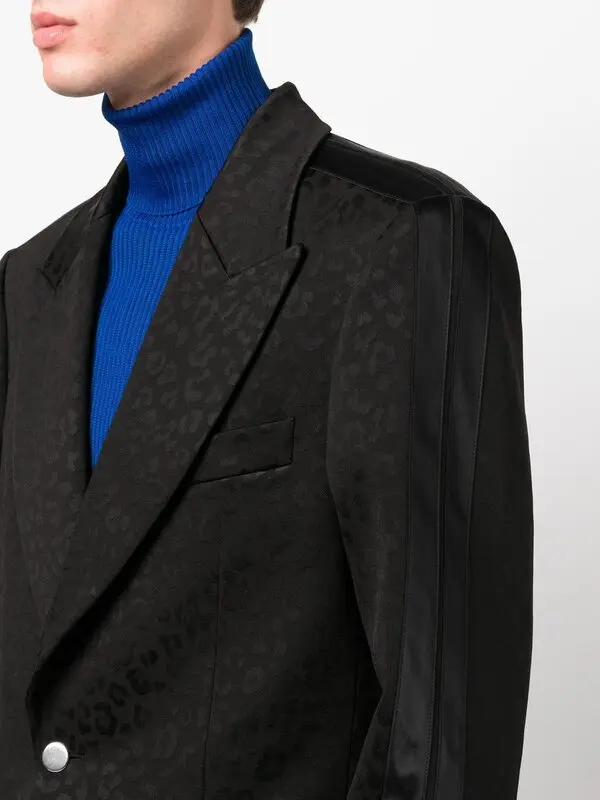 Palm Angels Jacquard Single-breasted Blazer