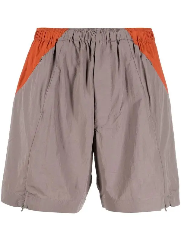 Y3 Colour-block Track Shorts