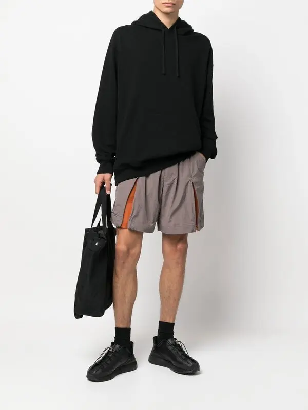 Y3 Colour-block Track Shorts