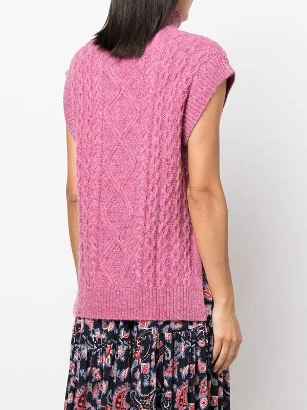 Baum Und Pferdgarten Roll-neck Cable-knit Top