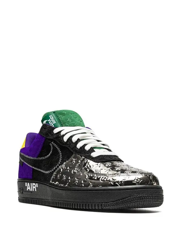 Nike X Virgil Abloh X Louis Vuitton Air Force 1 Low Sneakers - Black