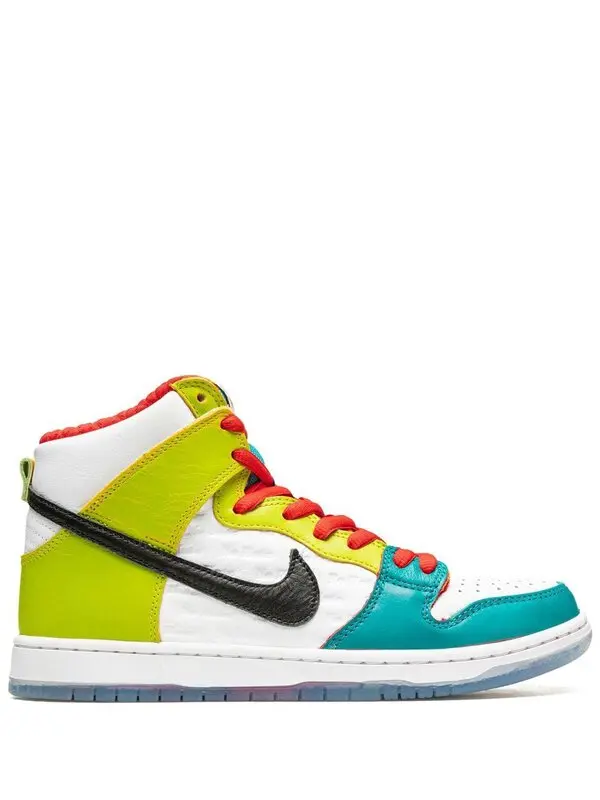 Nike X Froskate Sb Dunk High Pro All Love Sneakers - Green