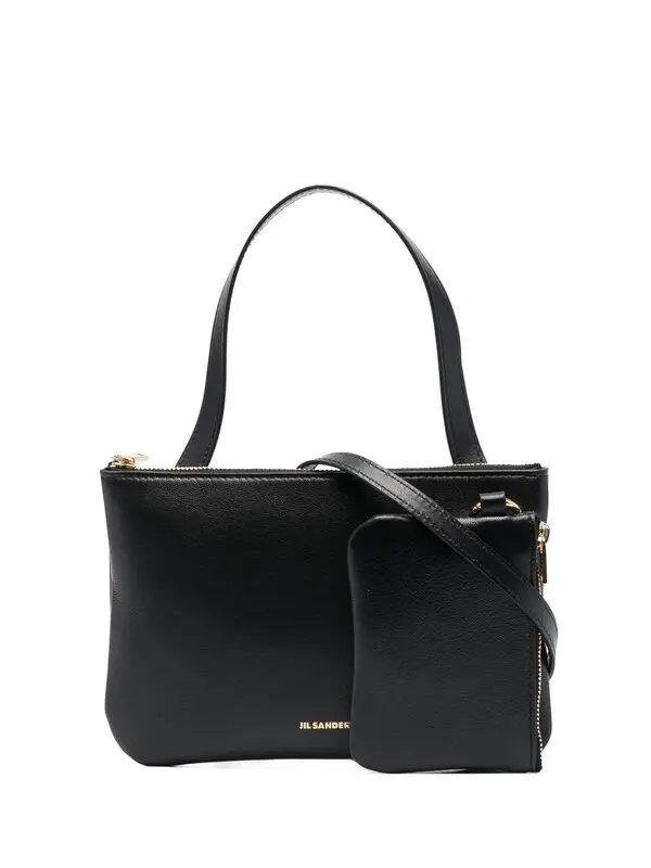 JIL SANDER Logo-stamp Shoulder Bag