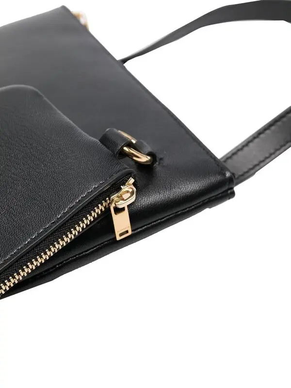 JIL SANDER Logo-stamp Shoulder Bag