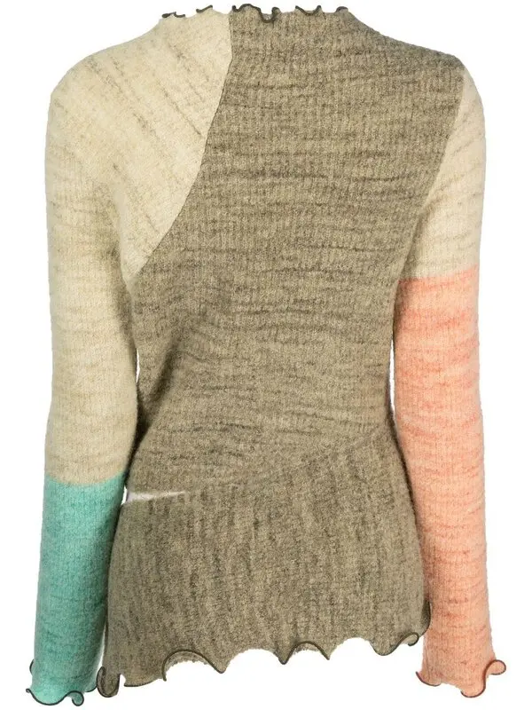 Andersson Bell Colour-block Fitted Jumper