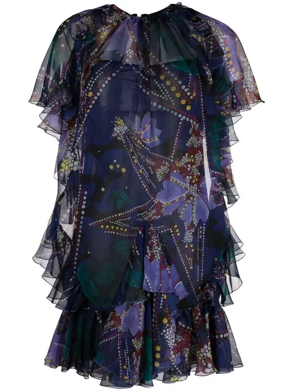 Dsquared2 Ruffle-detail Mini Dress