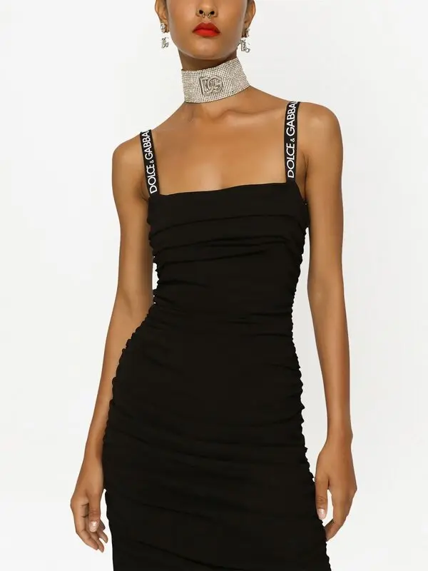 Dolce & Gabbana Draped-detail Mini Dress