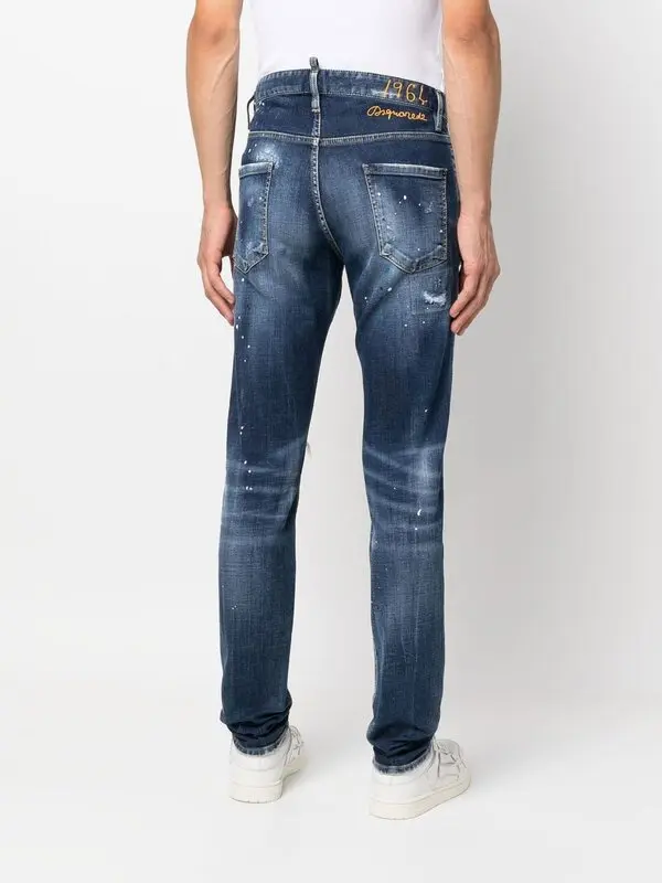 Dsquared2 Distressed Slim-fit Jeans
