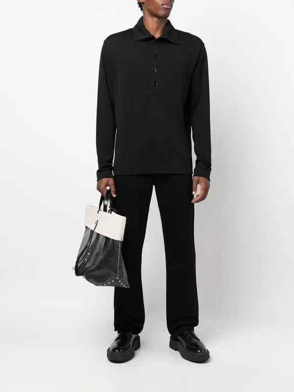LEMAIRE Buttoned-up High-neck Sweater
