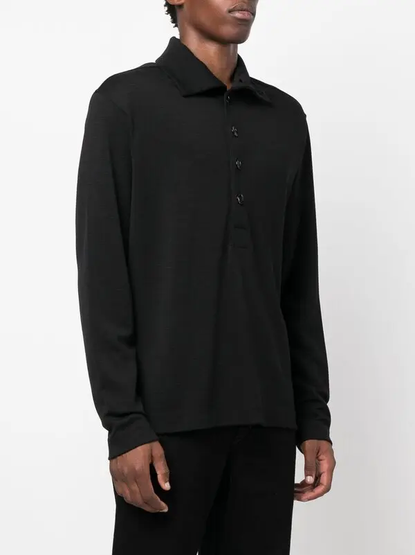LEMAIRE Buttoned-up High-neck Sweater