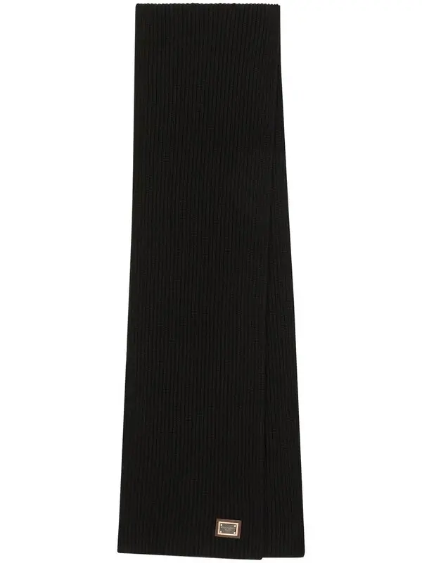 Dolce & Gabbana Logo-tag Cashmere Scarf