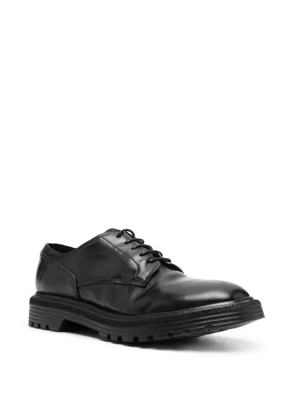 Premiata King Brass Leather Derby Shoes
