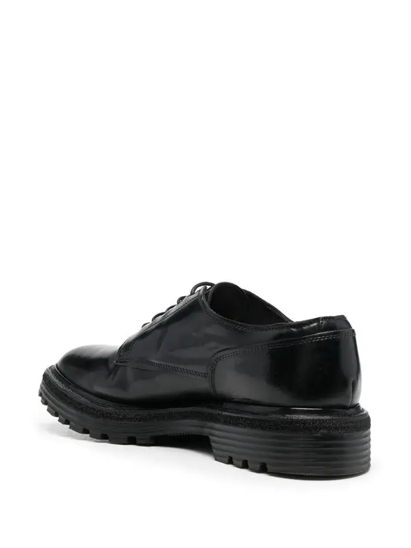 Premiata King Brass Leather Derby Shoes
