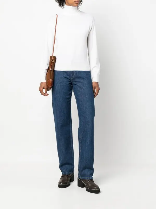 ALLUDE Roll-neck Cashmere Jumper