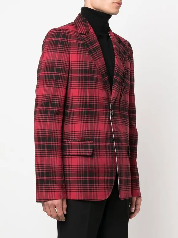 Valentino Garavani Checked Single-breasted Blazer