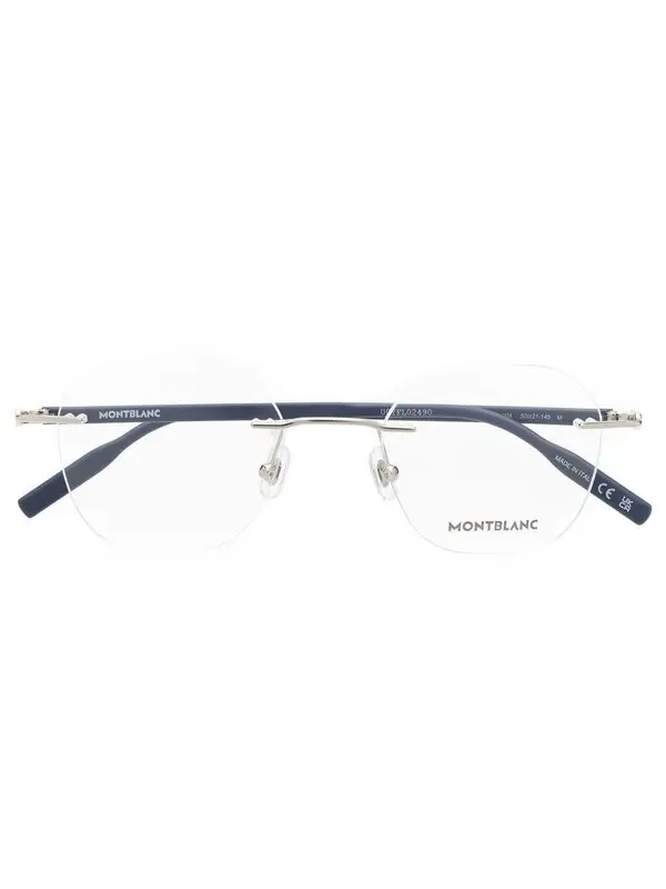 Montblanc Rimless Round Eyeglasses