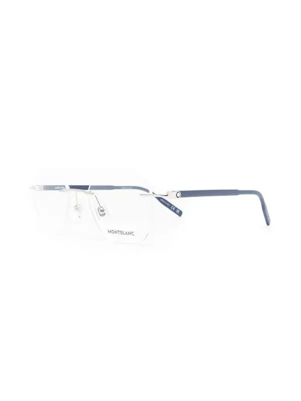 Montblanc Rimless Round Eyeglasses