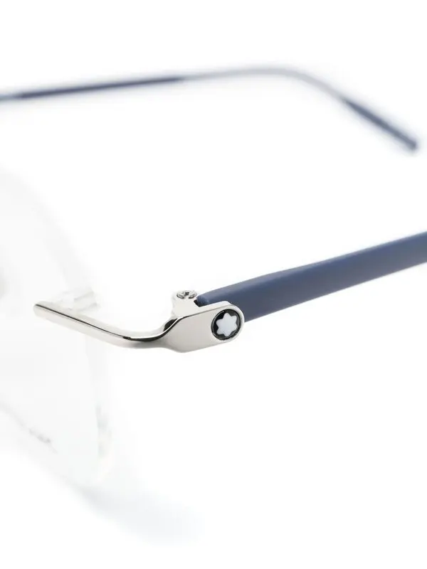 Montblanc Rimless Round Eyeglasses