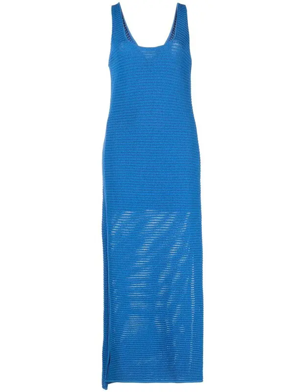 princess polly baby blue dress Petite Crochet Trim Ribbed Maxi Sweater Dress