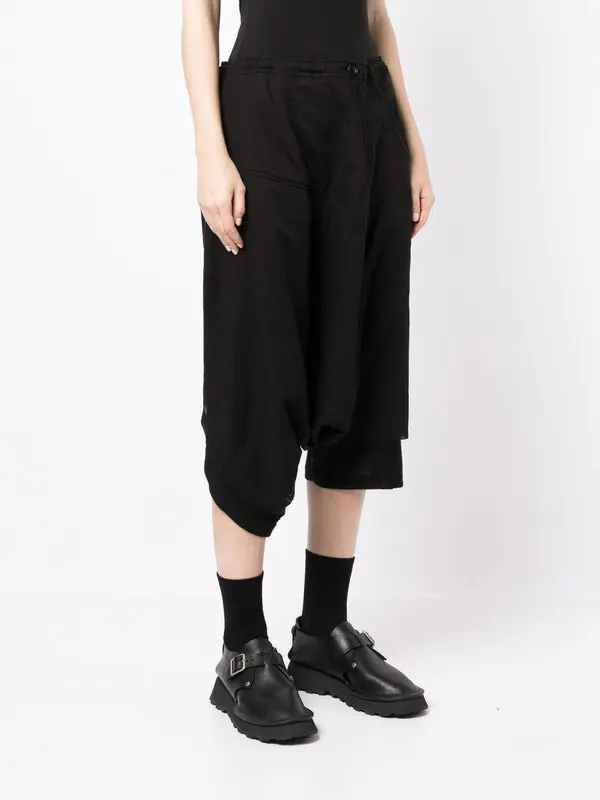 Y’s Asymmetric Cropped Trousers