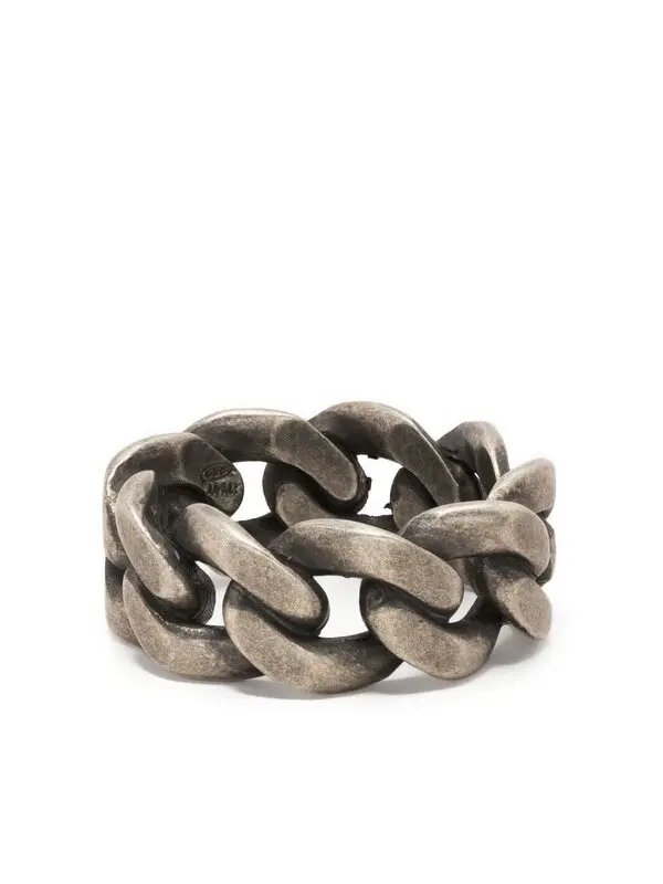 MAISON MARGIELA Chain-link Ring - Silver