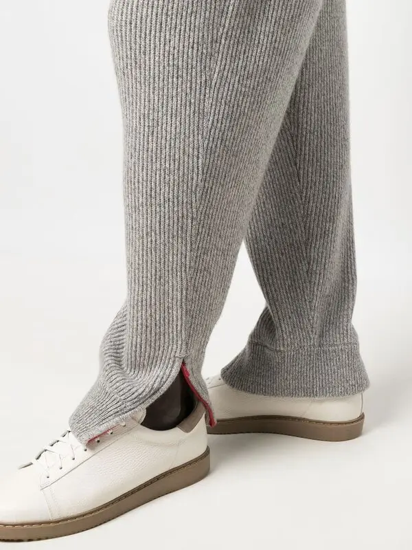 Brunello Cucinelli Cashmere Ribbed Joggers