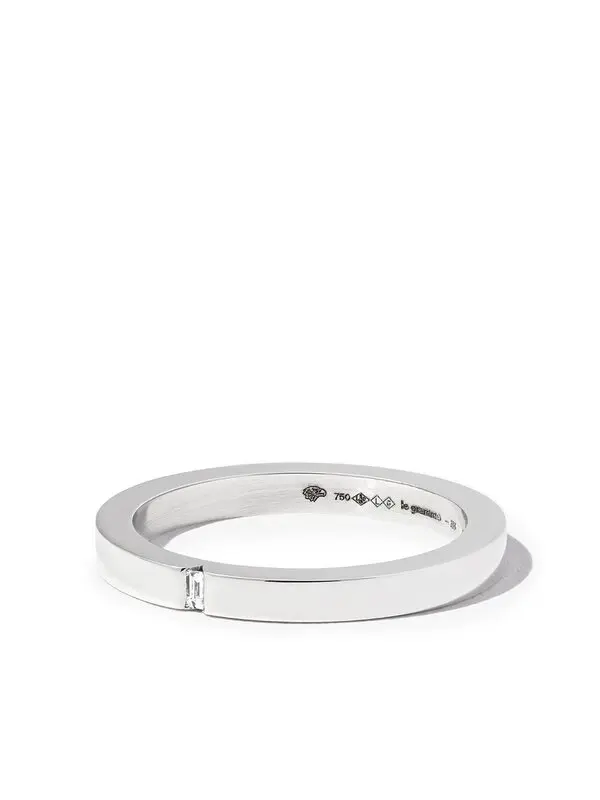 Le Gramme 18kt 5g Polished 2mm Wedding Ring - White Gold