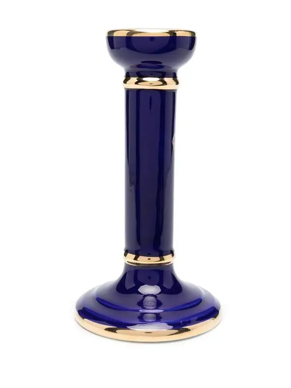 Etro Bird-print Ceramic Candle Holder