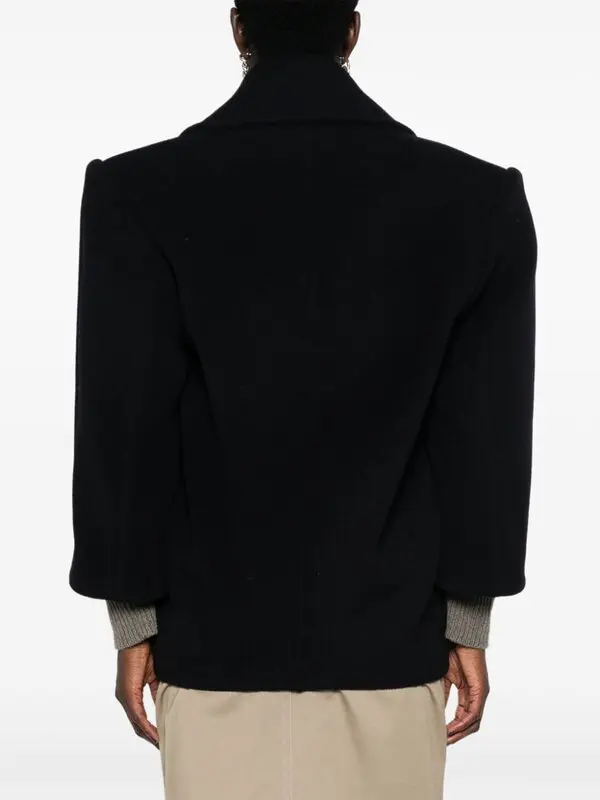 Saint Laurent Double-breasted Wool Coat