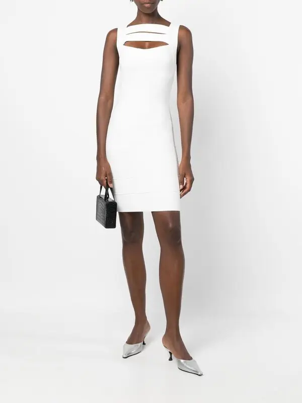 Herve Leger Icon Strappy Mini Dress