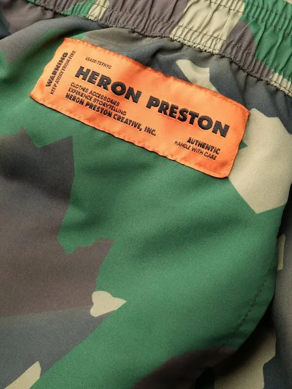 Heron Preston Logo-patch Swim Shorts