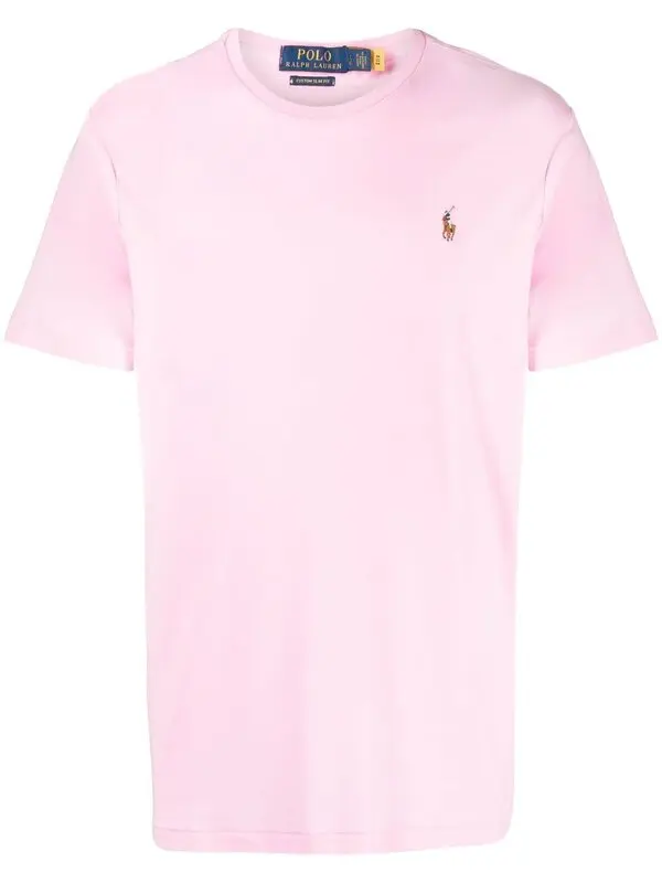 Polo Ralph Lauren Logo-print Short-sleeved T-shirt - Pink